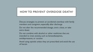 Opioid Prevention Presentation. Training | PPTX