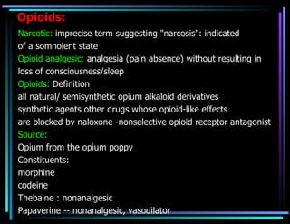 Opioids | PPT
