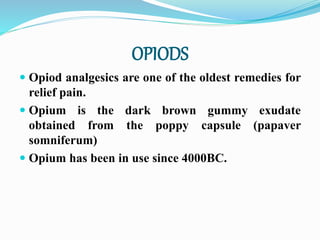 Opioids | PPTX