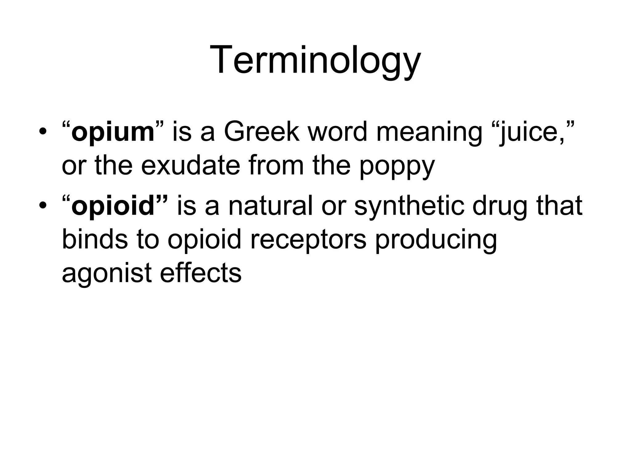 Opioids | PPT