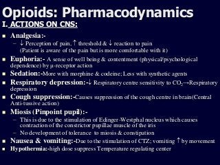 Opioids Analgesics | PPT