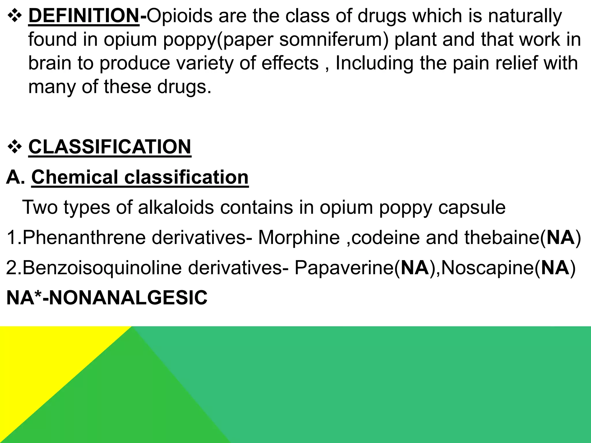 Opioids | PPTX