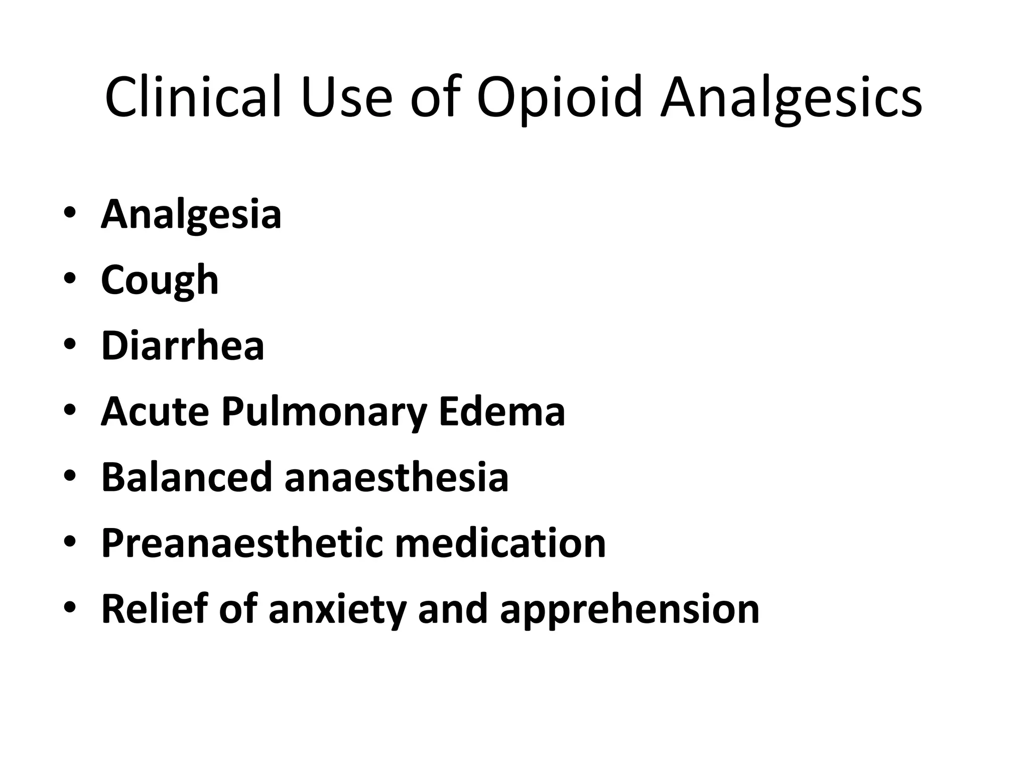 Pharmacology of Opioids | PPT