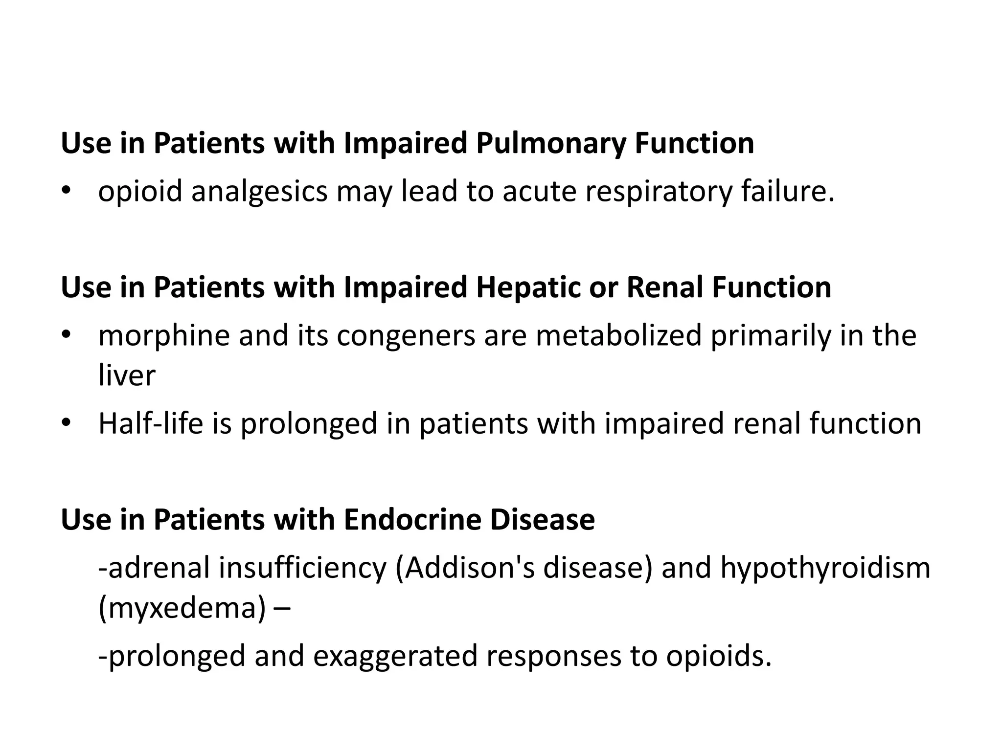 Pharmacology of Opioids | PPT