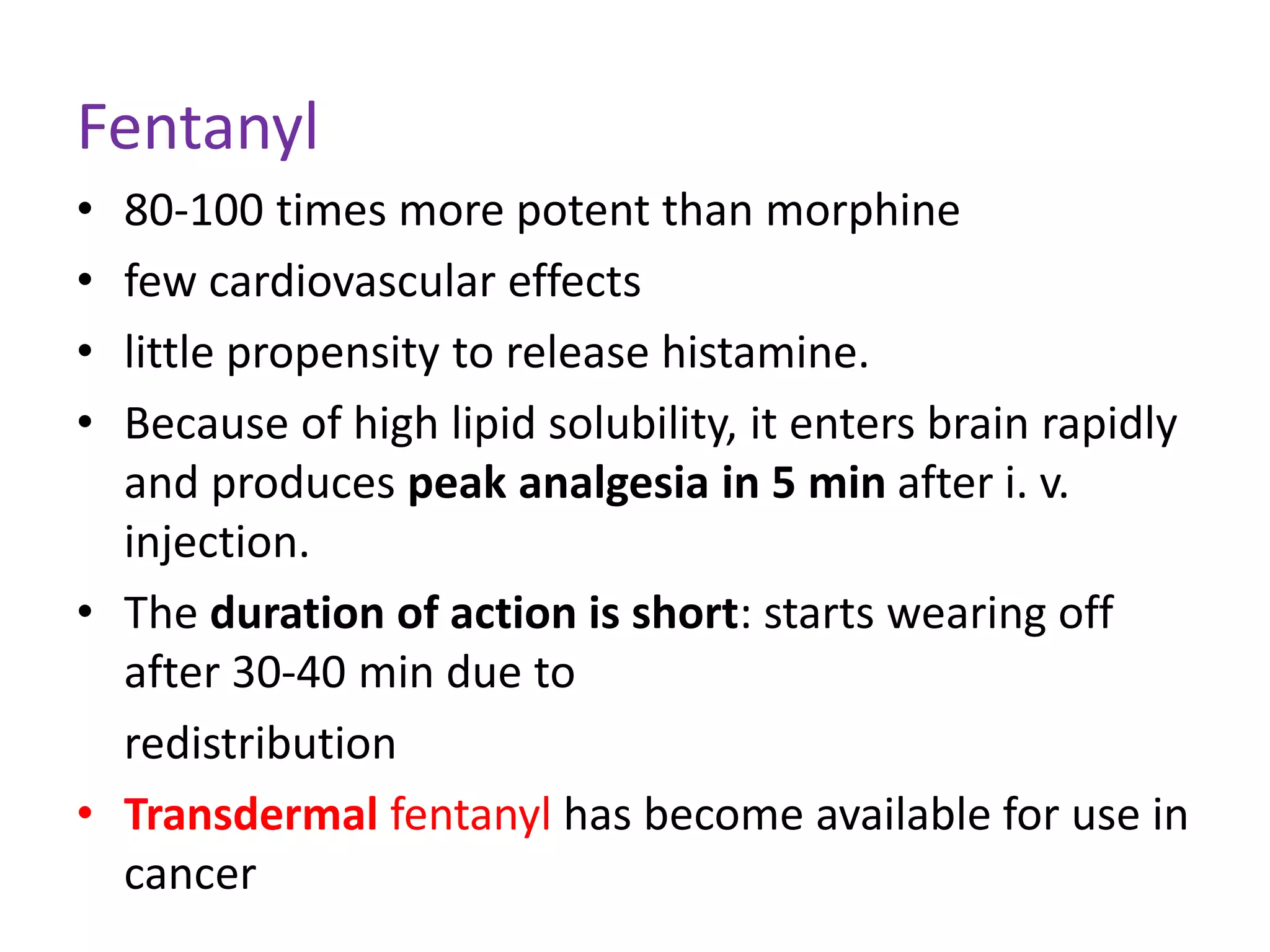 Pharmacology of Opioids | PPT