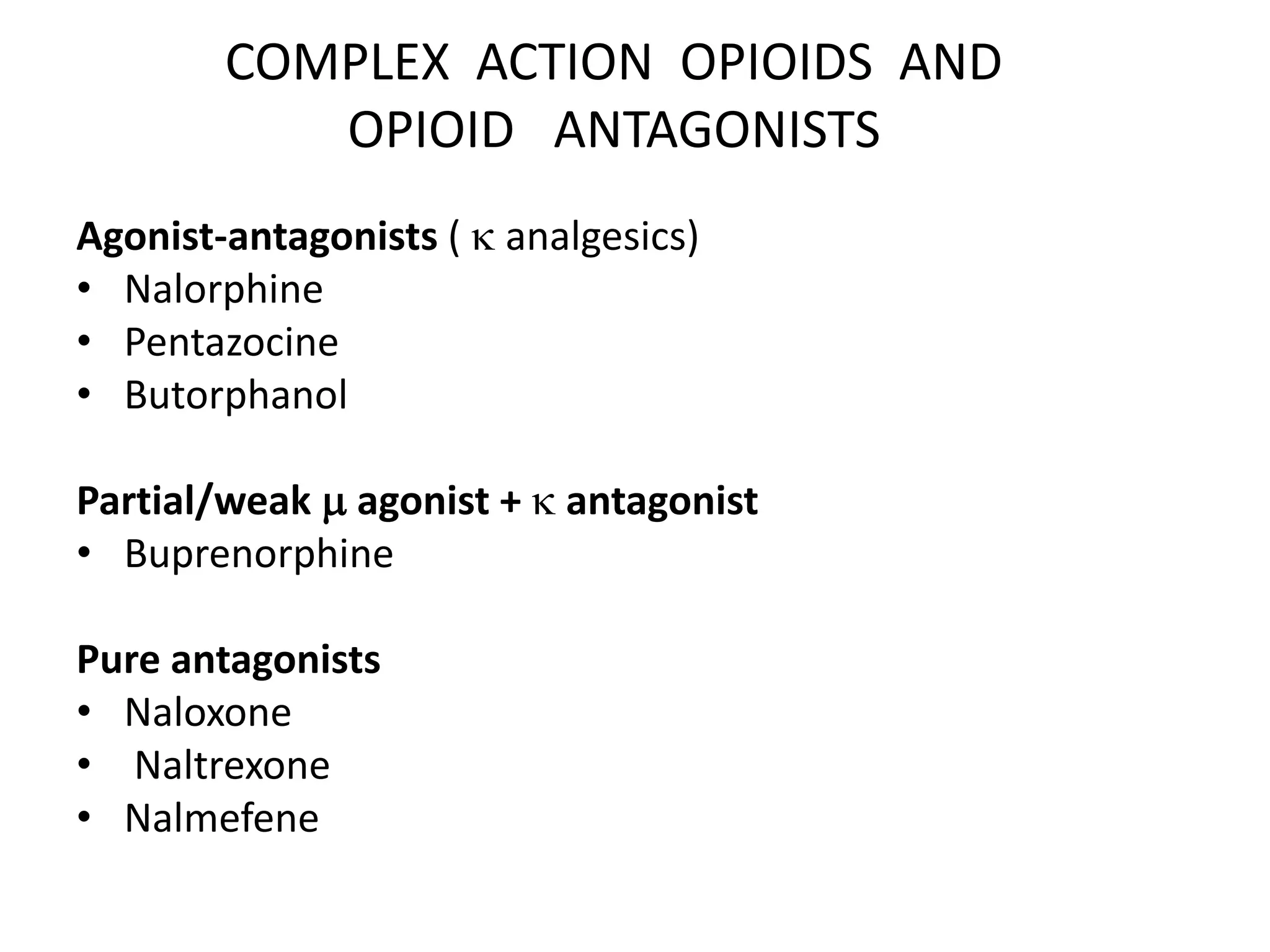 Pharmacology of Opioids | PPT