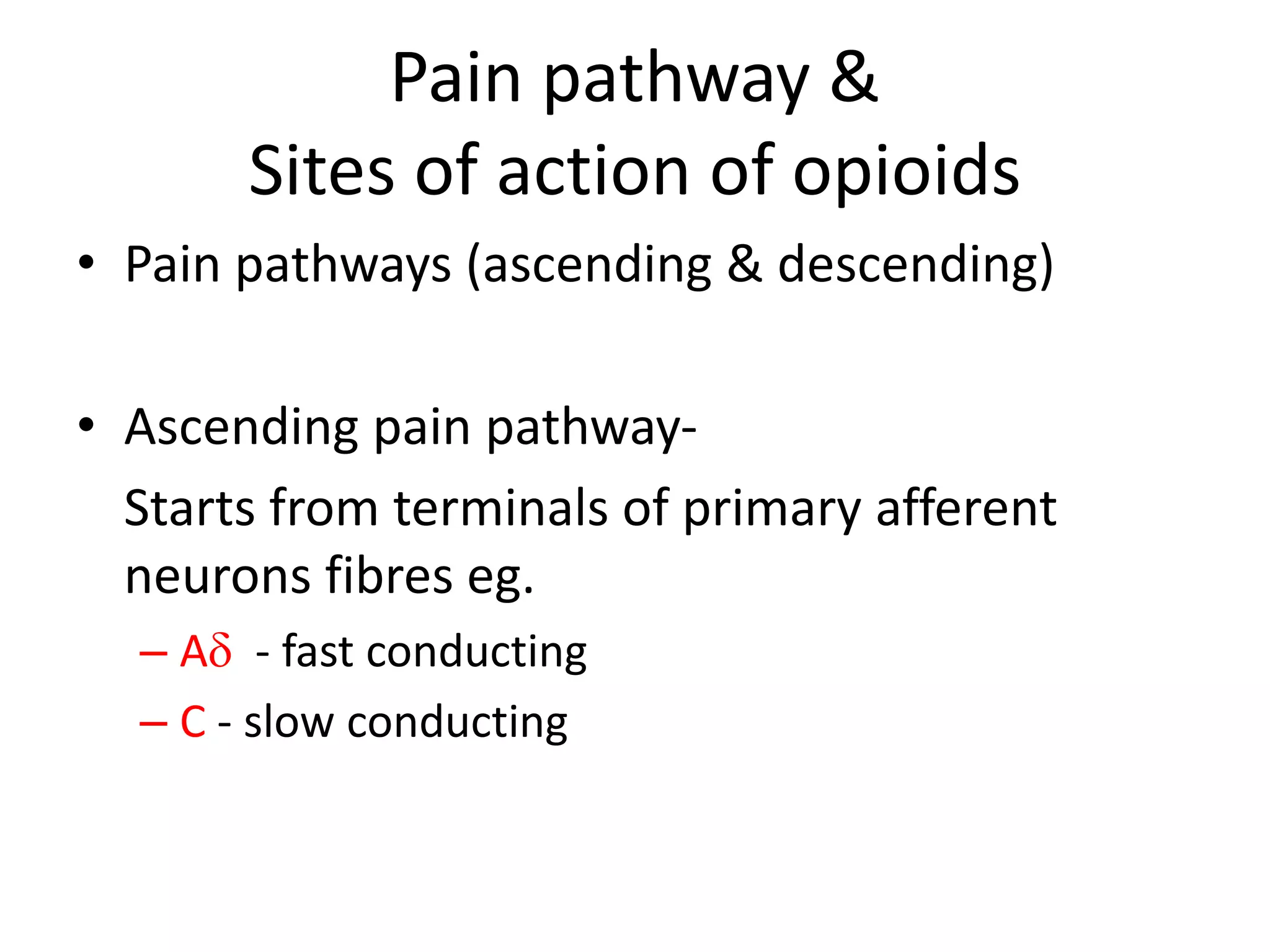 Pharmacology of Opioids | PPT