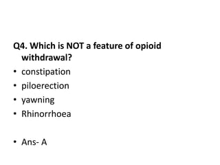 Pharmacology of Opioids | PPT