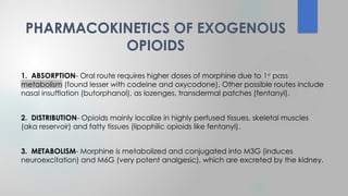 OPIOIDS: Pharmacology, Clinical uses & Adverse effects | PPTX