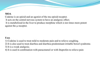 Opioids analgesics medichem i | PPT