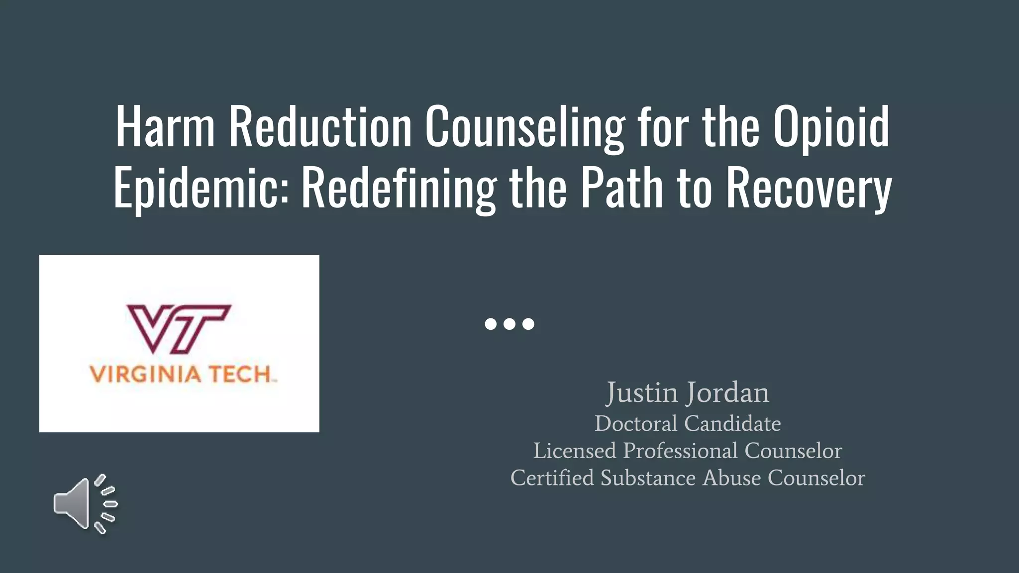 Opioids and harm reduction | PPTX