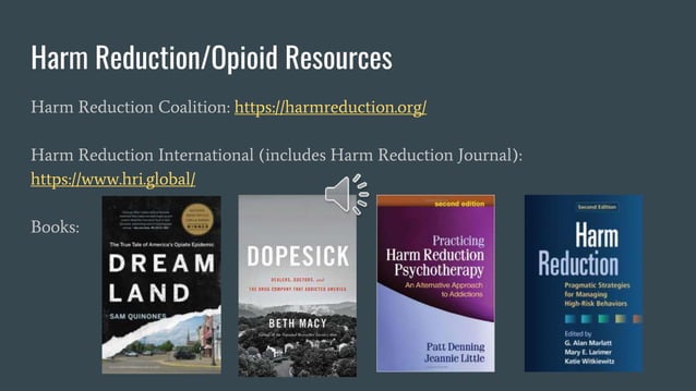 Opioids and harm reduction | PPTX | Substance Abuse | Diseases and ...