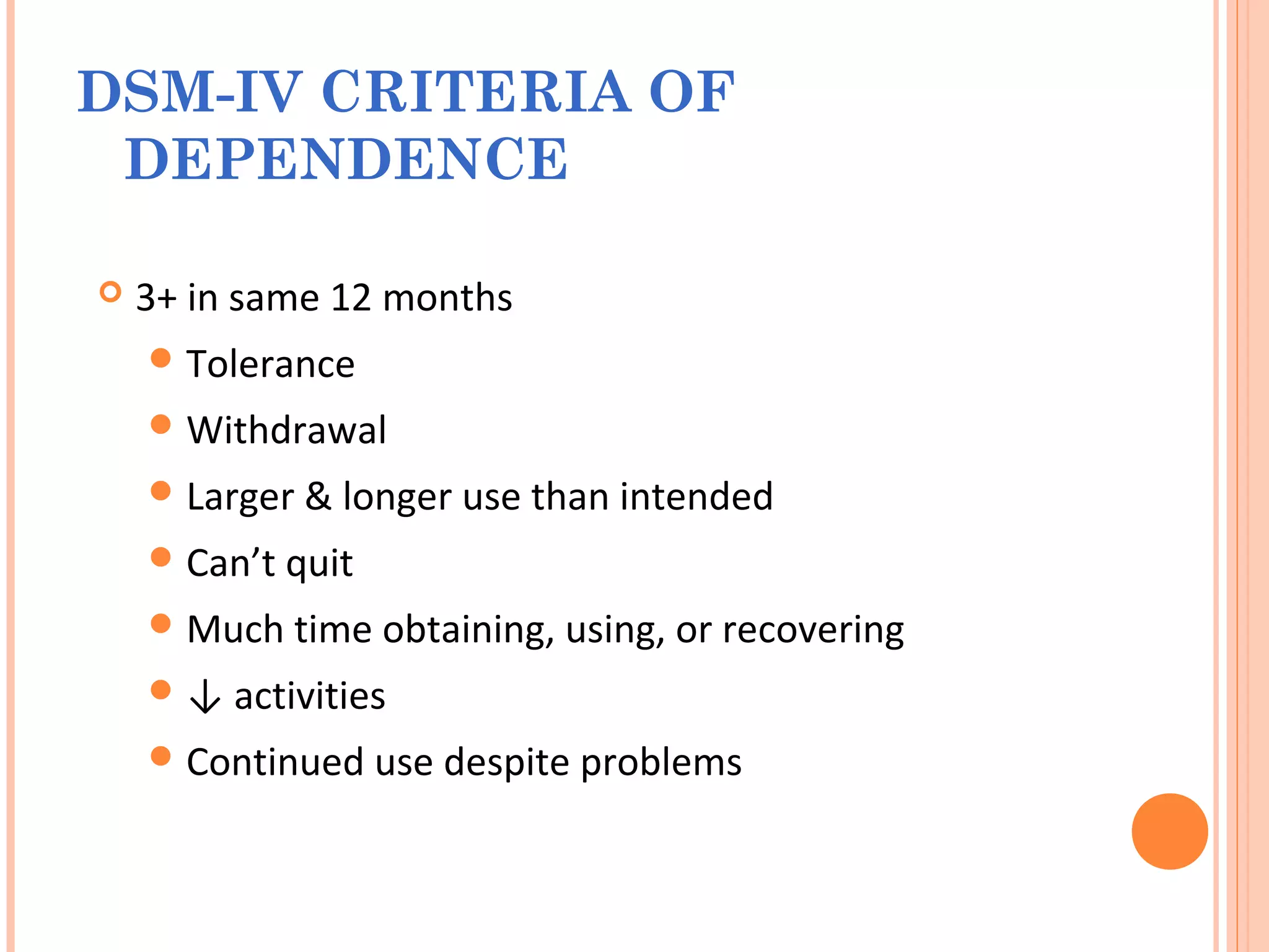 Opioids dependence and management | PPT