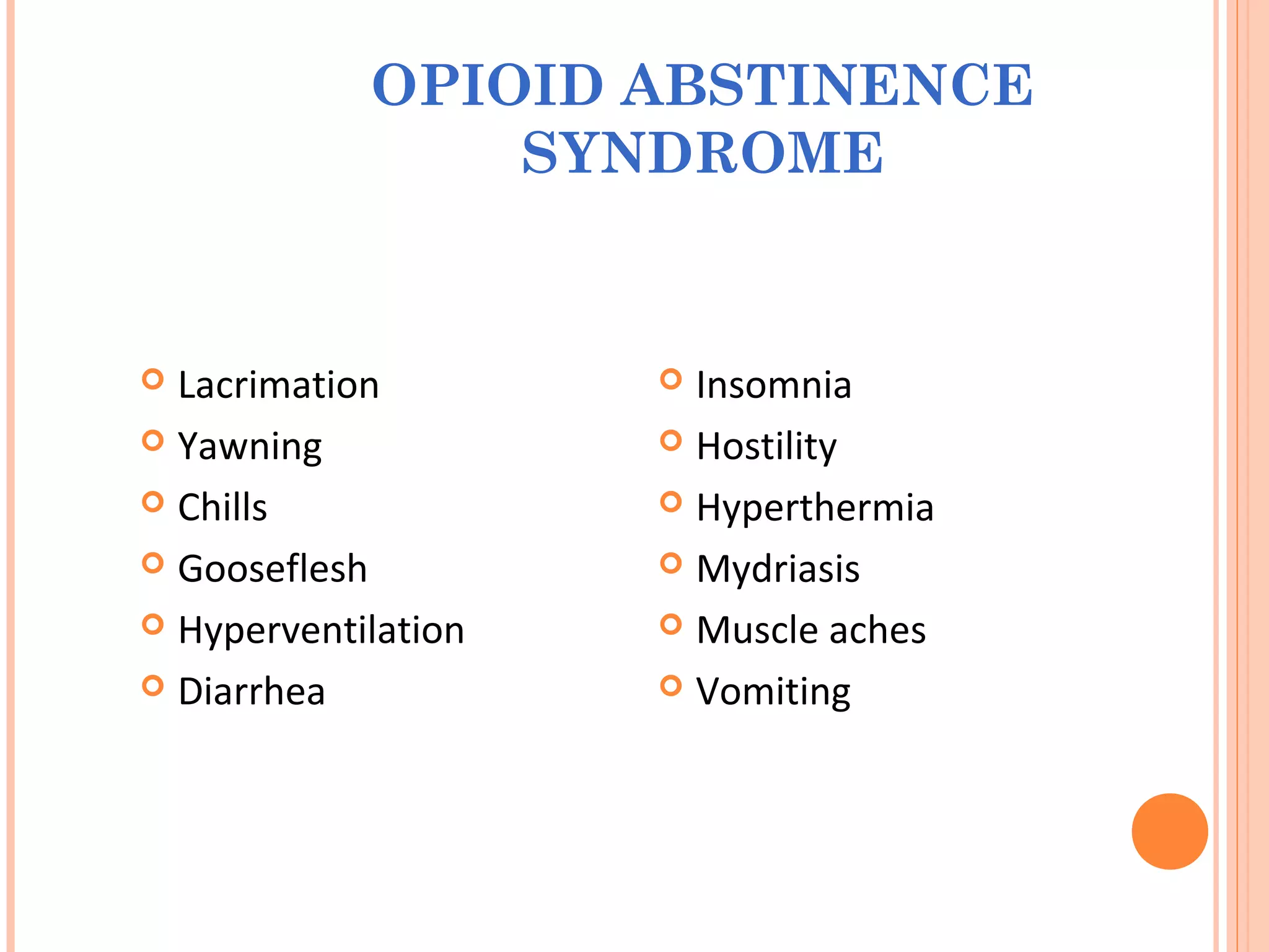 Opioids dependence and management | PPT