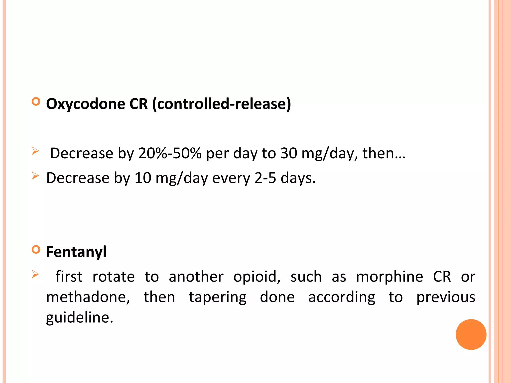 Opioids dependence and management | PPT