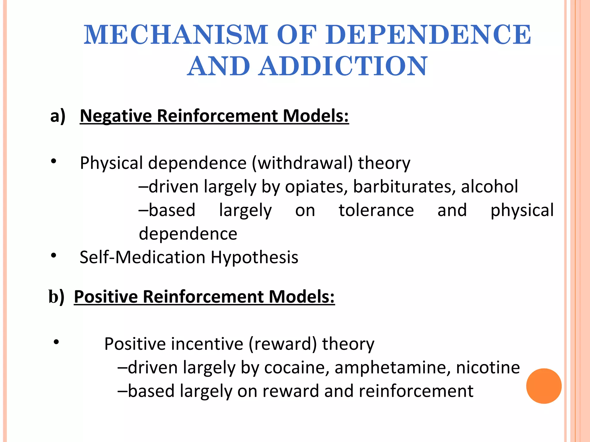 Opioids dependence and management | PPT
