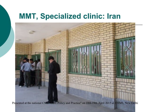 Opioid substitution therapy (ost) models of programme design and ...