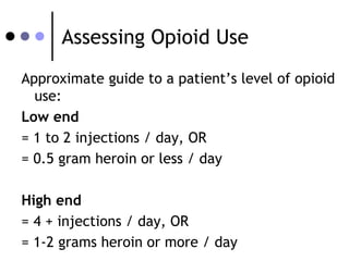 Opioid withdrawal update3[1] | PPTX