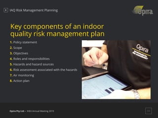 Opira - Indoor Air Quality Risk Management Planning | PDF