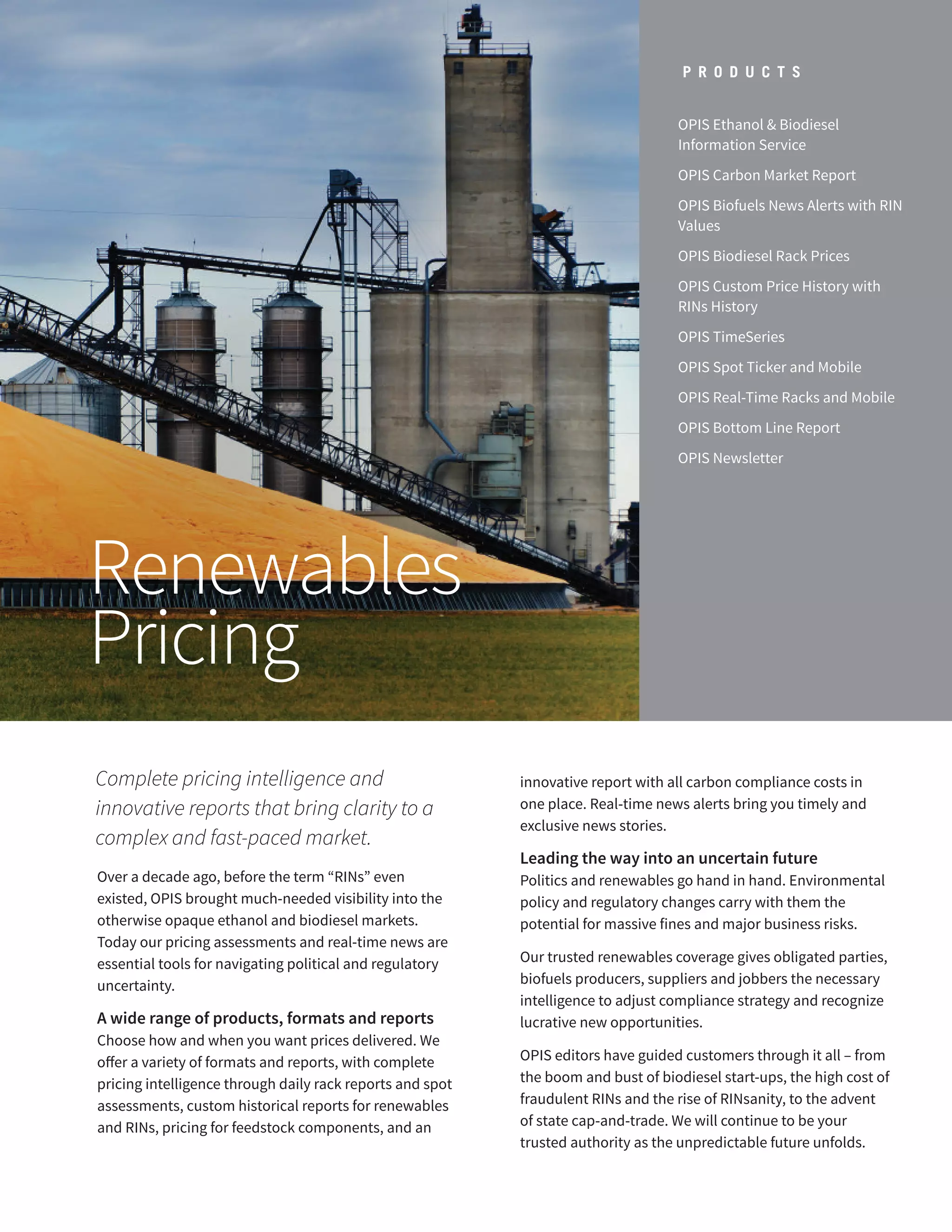 OPIS Overview Brochure | PDF