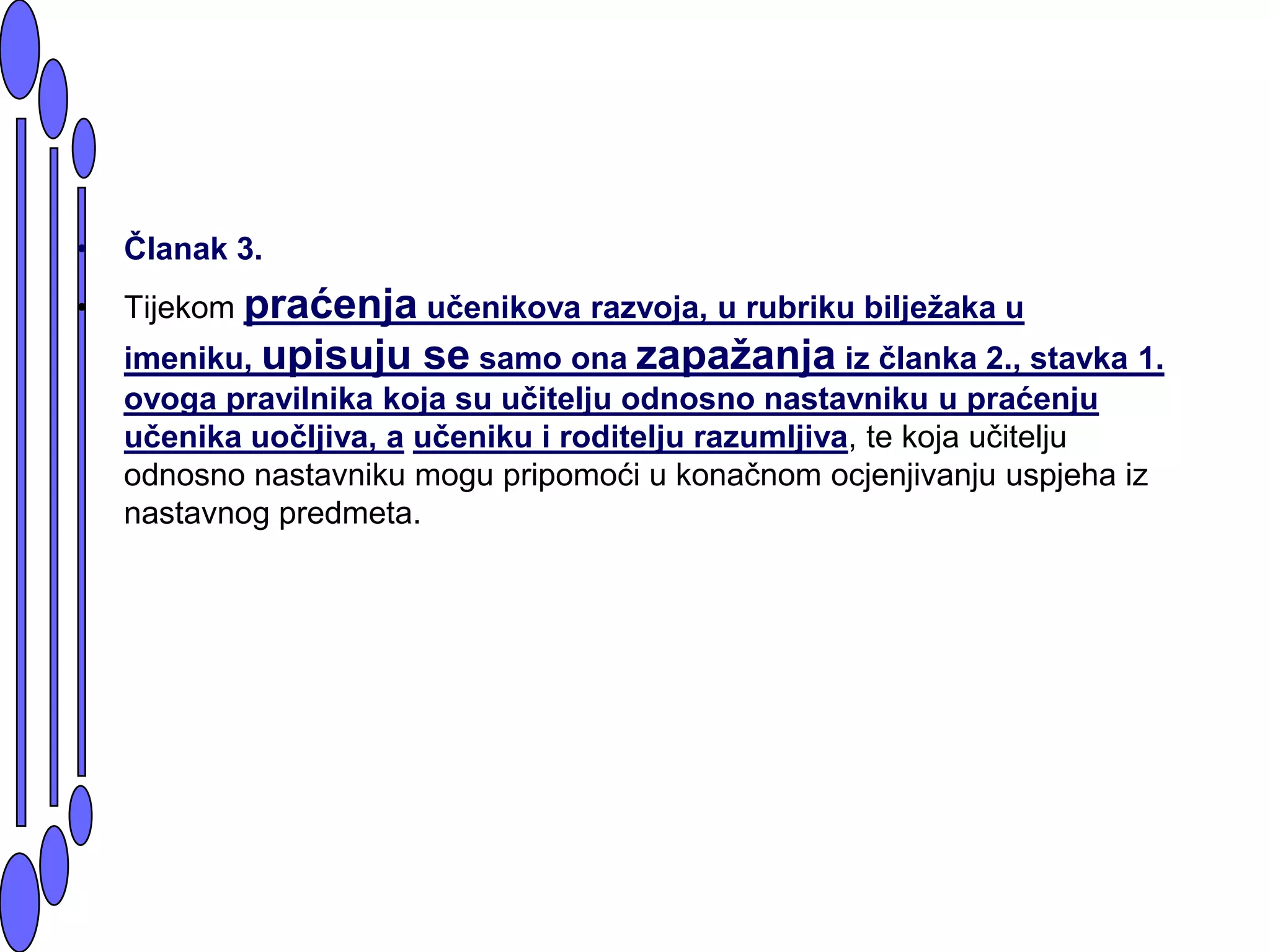 Opisno Ocjenjivanje | PPTX