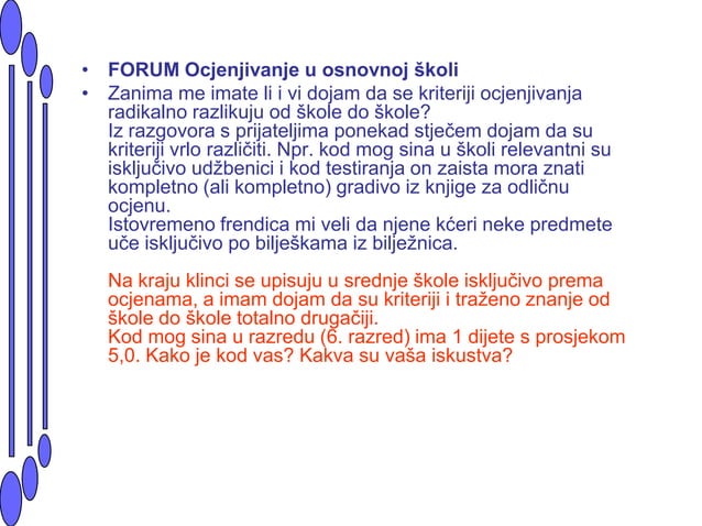 Opisno Ocjenjivanje | PPT