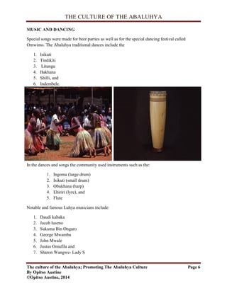 Opitso austine cat luhya culture abaluhya community | PDF