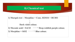 Pharmacognosy-II alkaloid drug opium poppy | PPTX