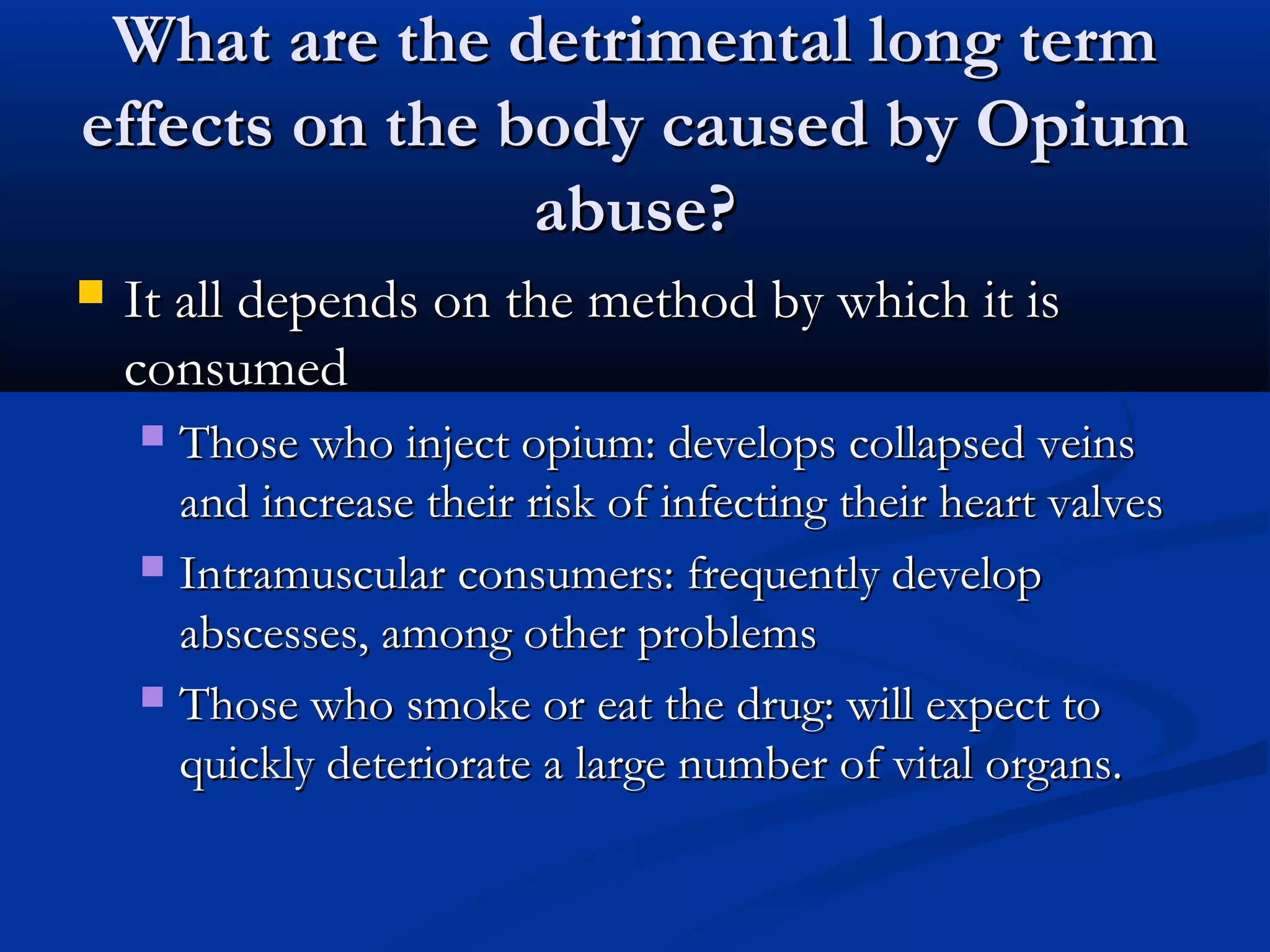 Opium drug in afghanistan | PPT | Illegal Drugs, Tobacco, eCigarettes ...