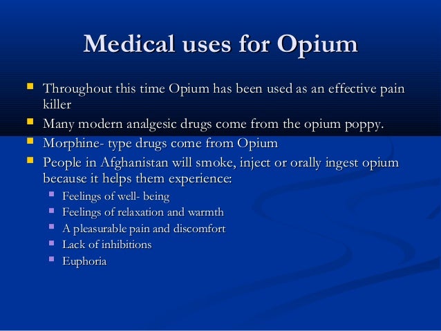 Opium drug in afghanistan
