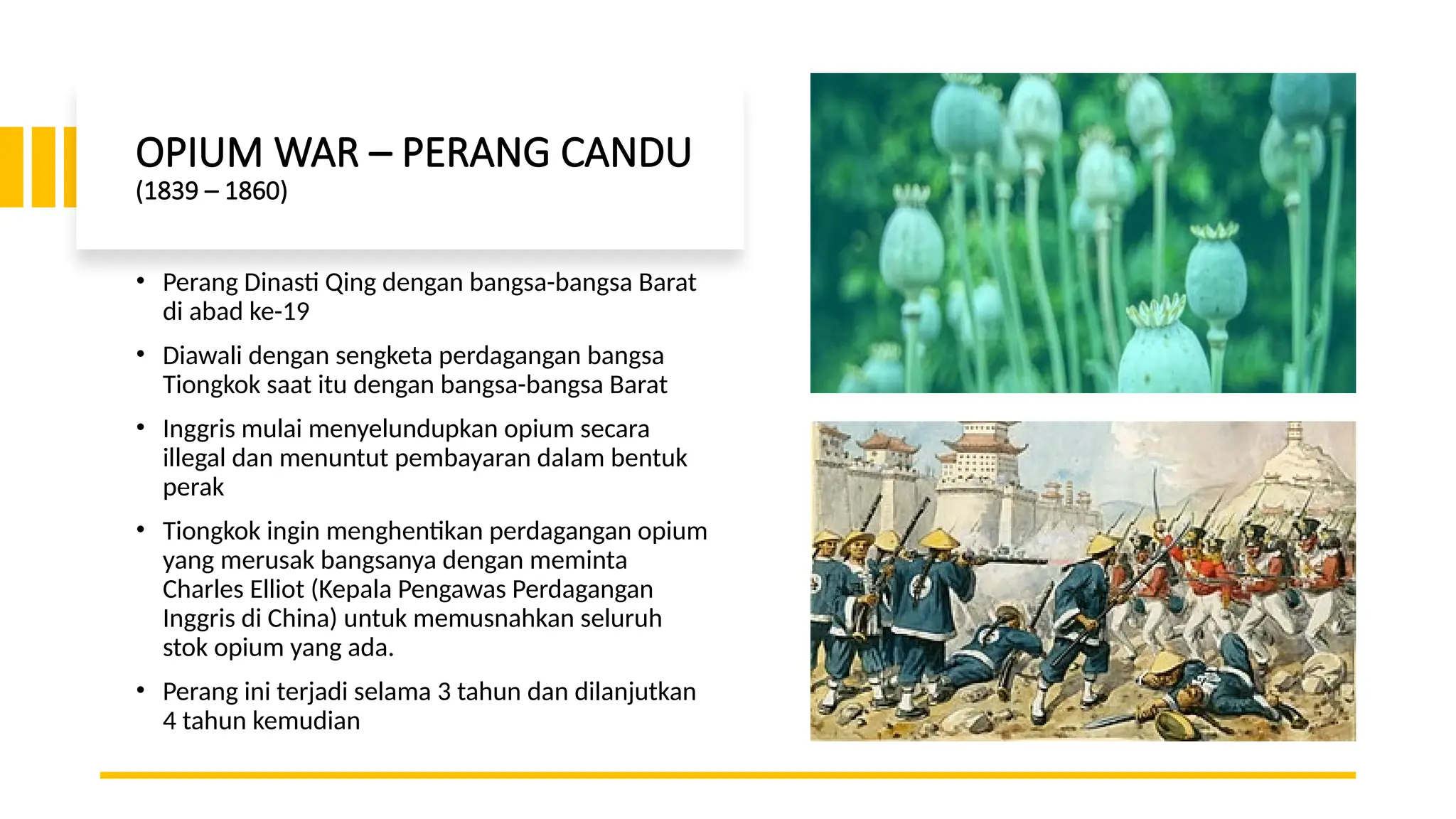 Knowing something about opium war in China History | PPTX