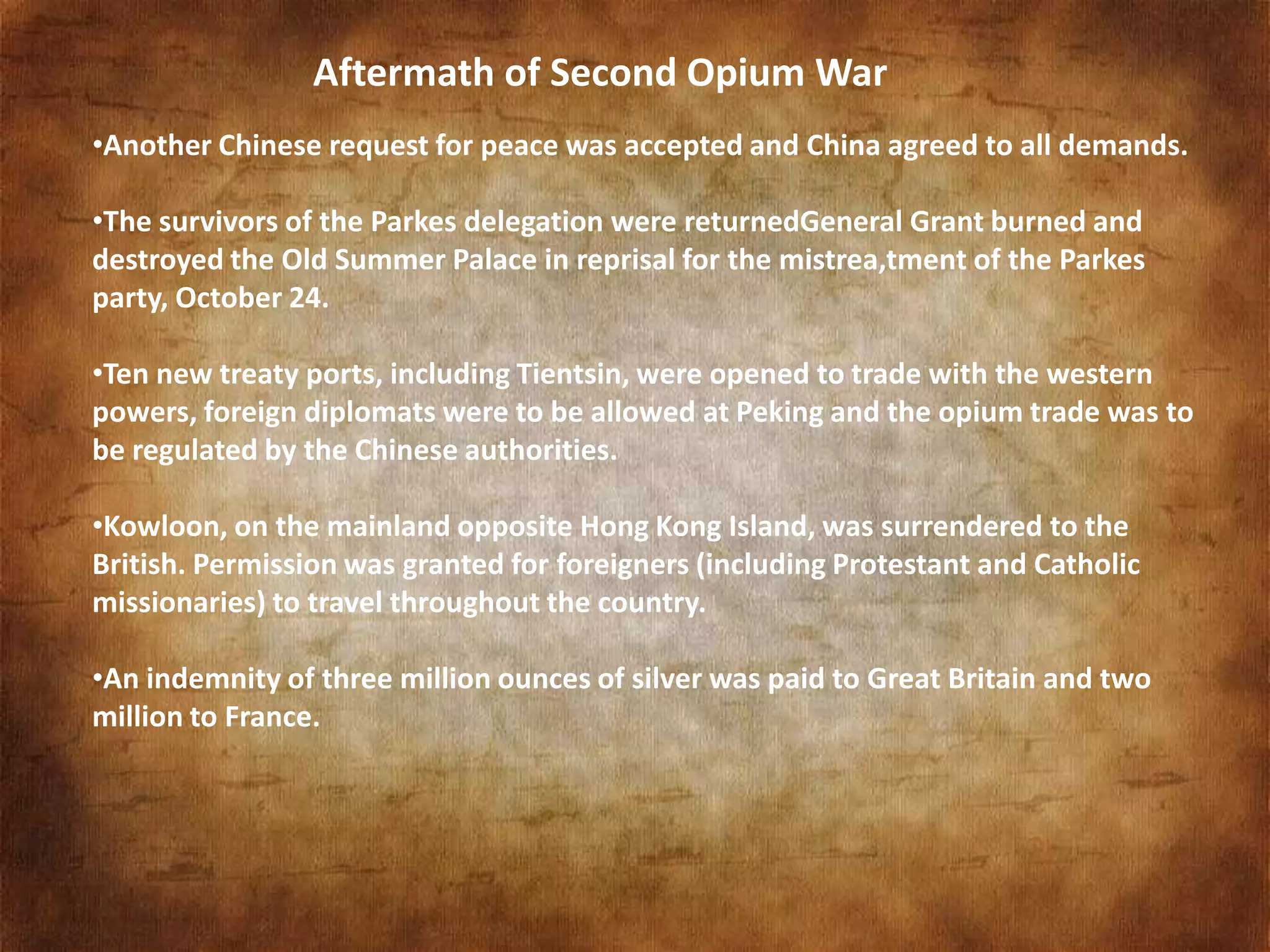 Opium wars | PPTX