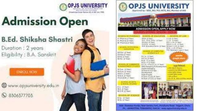 Bed opjs university 2022 2023 | PPTX