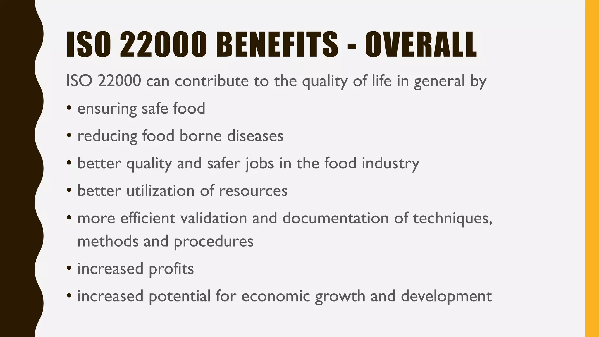 ISO 22000 Food Safety Management Systems - A Presentation by Akshay ...