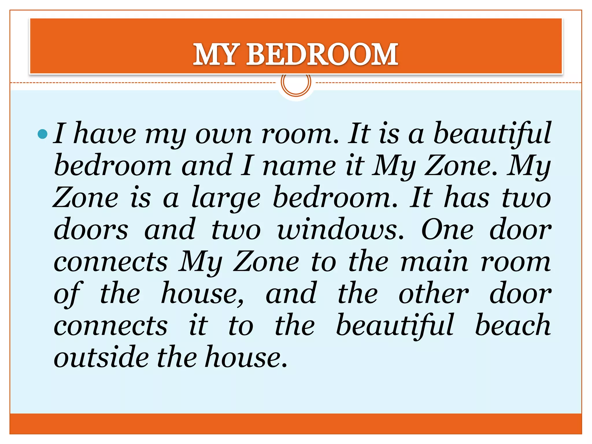 describing bedroom | PPT