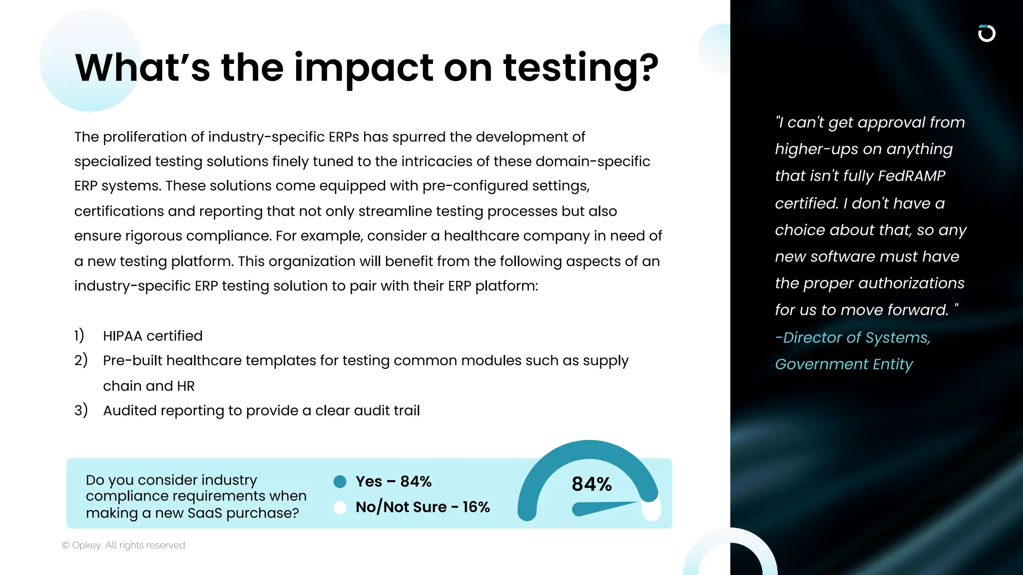 Benefits Of Opkey For Automation Purpose Ppt