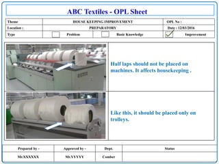 OPL - One Point Lesson | PDF