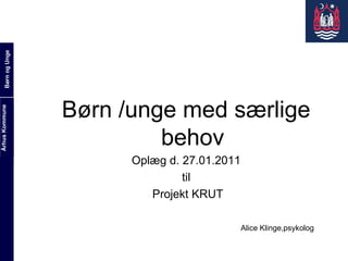Oplæg, KRUt | PPT