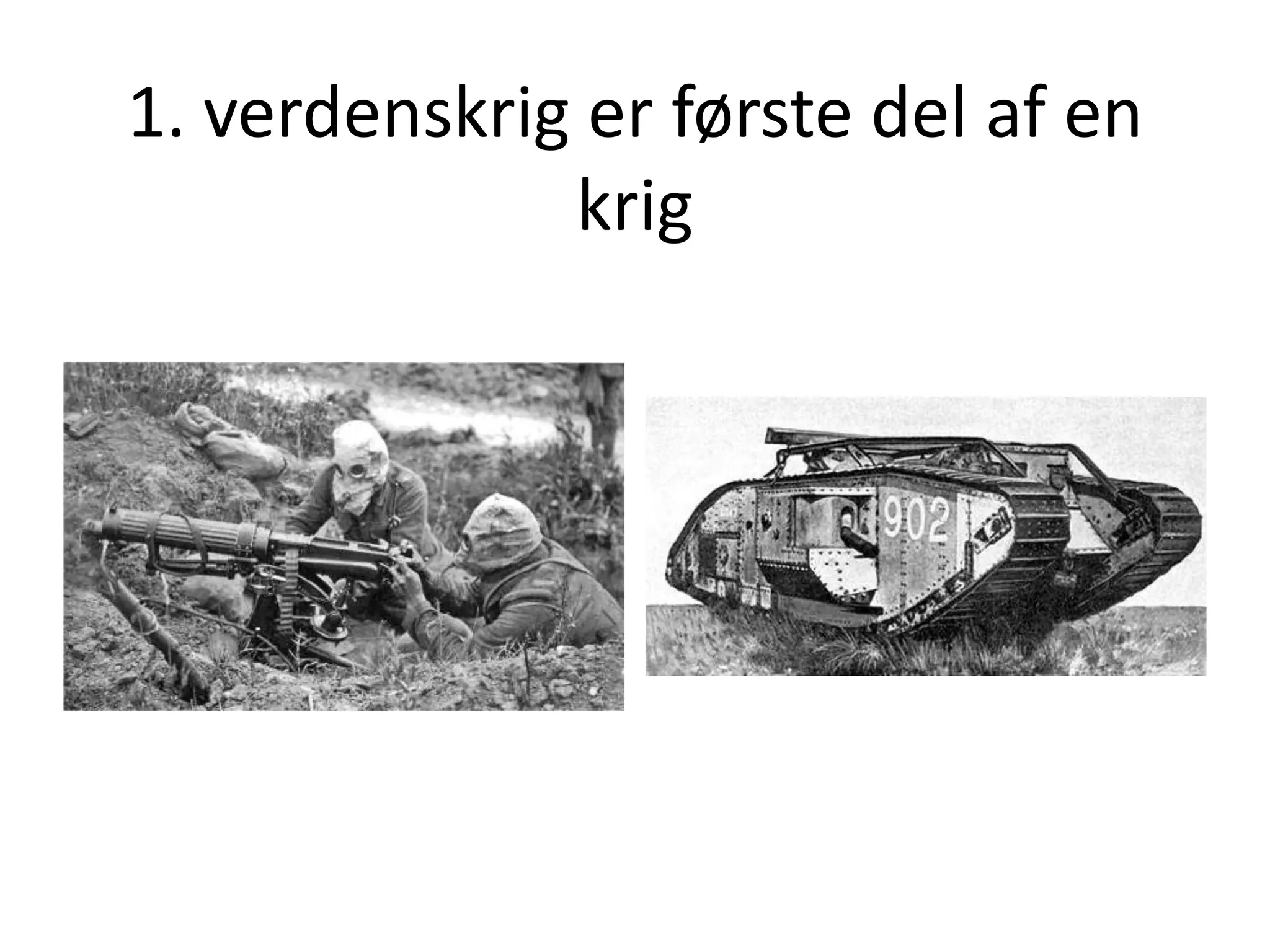 1. verdenskrig - oplæg | PPTX