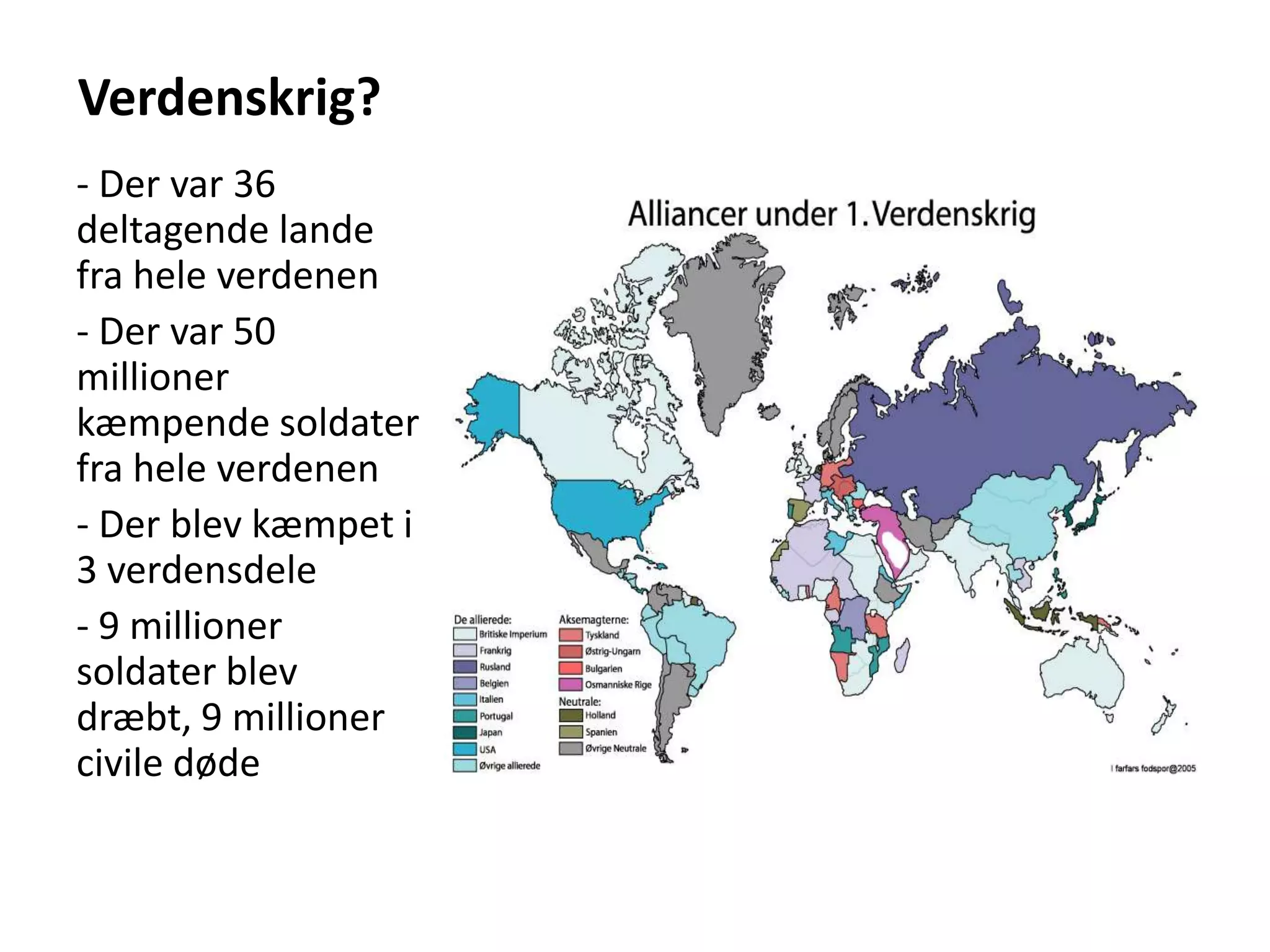 1. verdenskrig - oplæg | PPTX