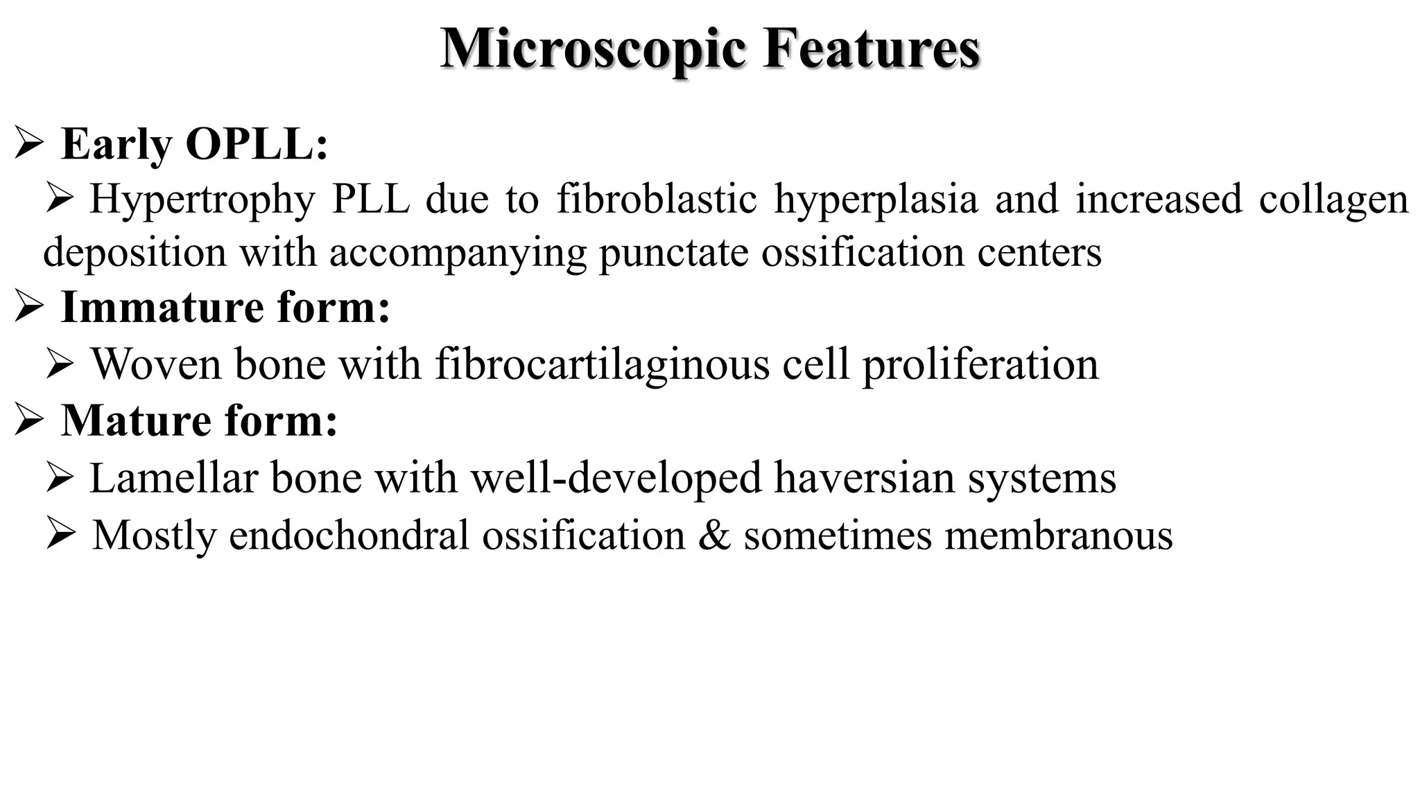 Ossified Posterior Longitudinal Ligament (OPLL) | PPTX