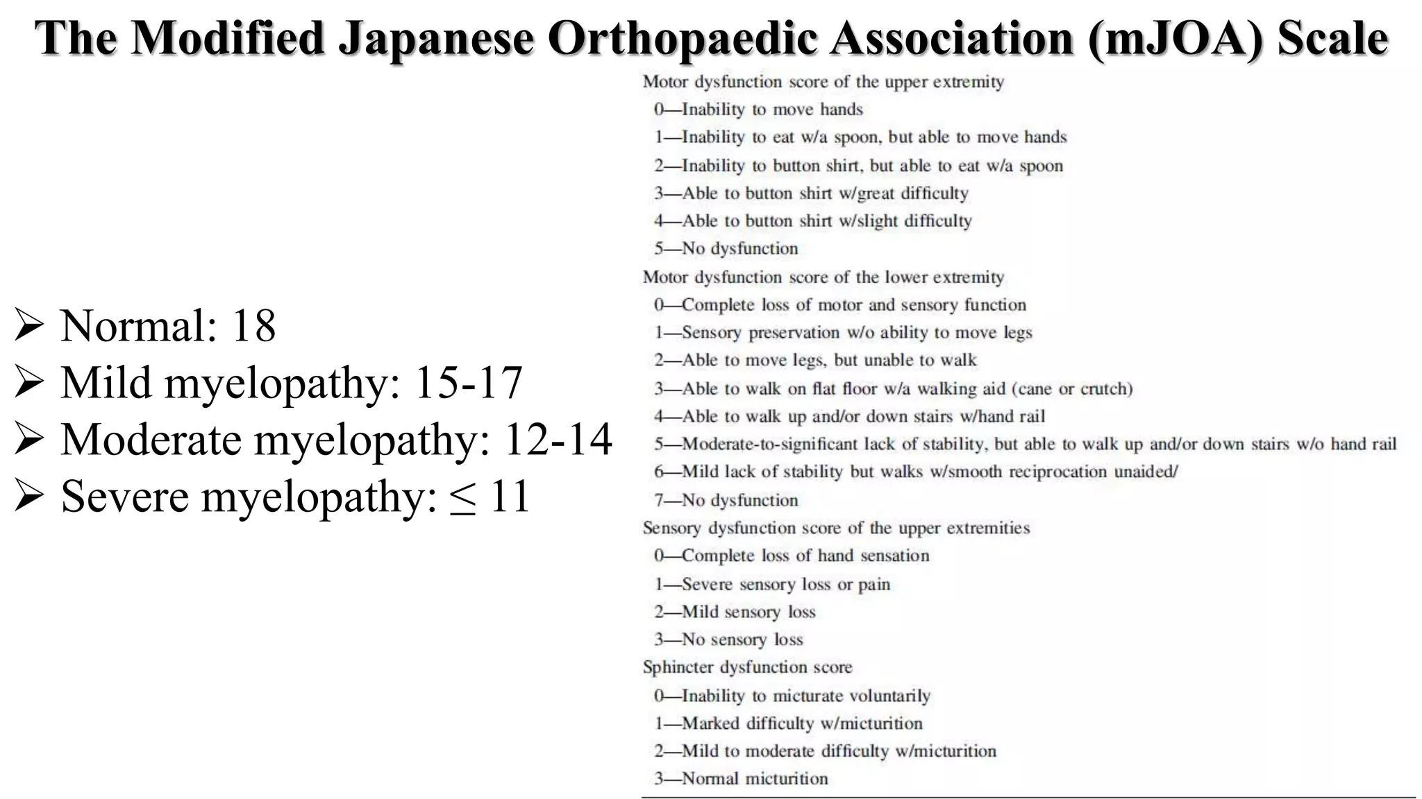 Ossified Posterior Longitudinal Ligament (OPLL) | PPTX