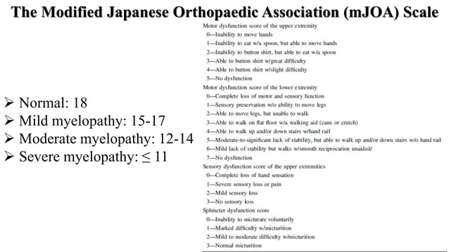 Ossified Posterior Longitudinal Ligament (OPLL) | PPTX | Bone and Joint ...