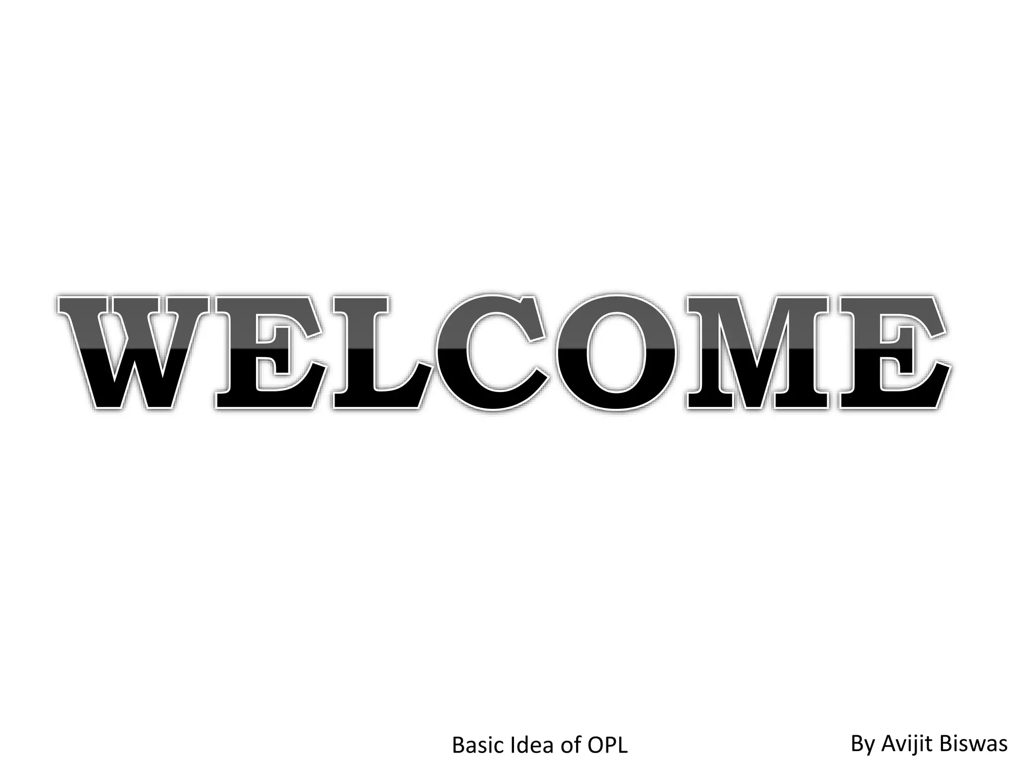 One Point Lesson (OPL) Basic presentation | PPTX