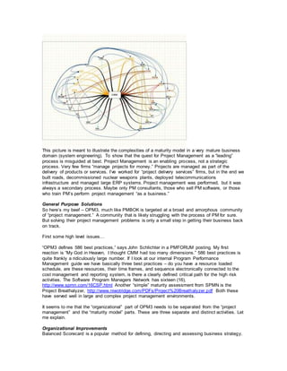 OPM3 commentary | PDF