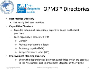 Opm3™ Knowledge Foundation | PPT