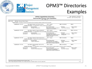 Opm3™ Knowledge Foundation | PPT