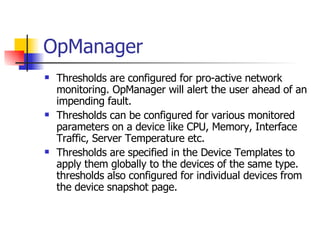 Opmanager | PPT