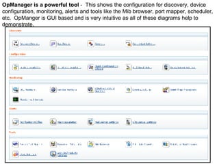 OpManager Major Features | PPT | Computer Networking | Computing