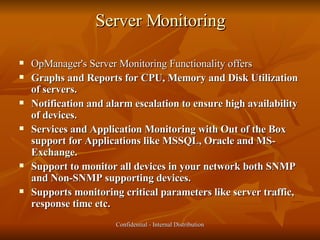 OpManager Review | PPT | Operating Systems | Computer Software and ...